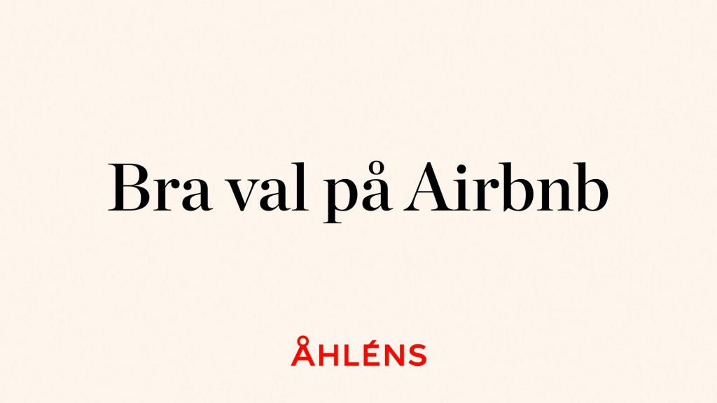 Bra val på Airbnb ‹ Guldägget