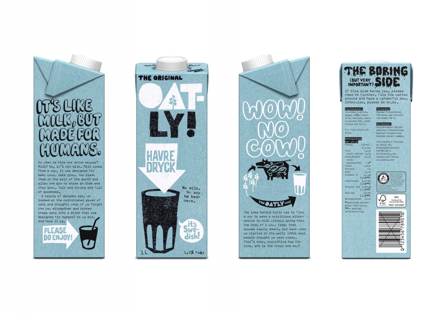 Oatly, Redesign ‹ Guldägget