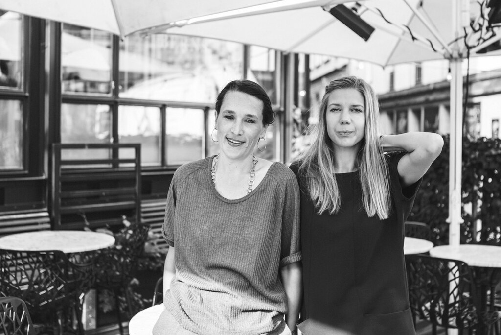 Angela Tillman Sperandio och Samira Bouabana ‹ Guldägget